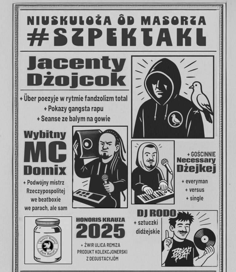 Takiego spektaklu w Bielsku-Białej jeszcze nie było. Miks poezji, rapu ...